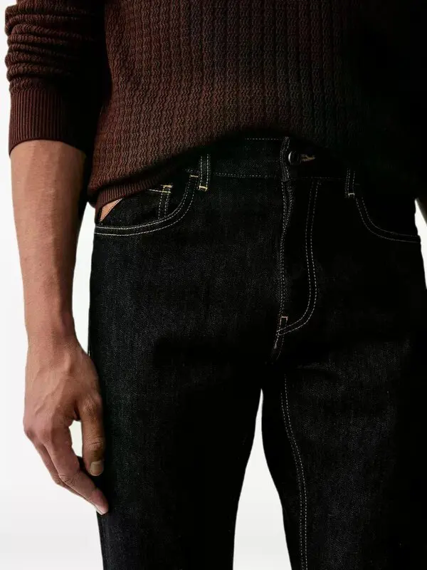 TRUSSARDI Contrast Stitch Regular Jeans