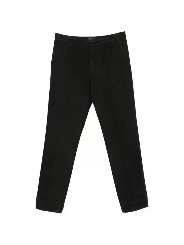 DONDUP Logo Plaque Straight-leg Jeans
