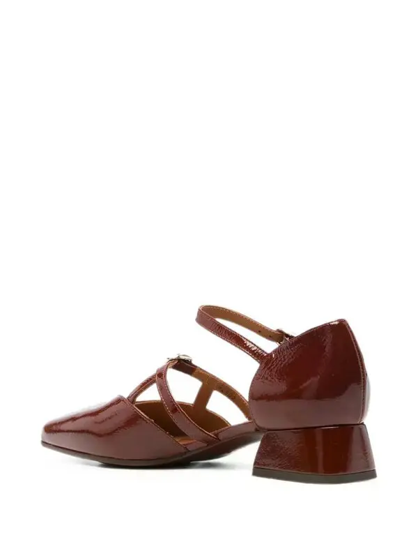 Chie Mihara Buckle-fastening Pointed-toe Loafers