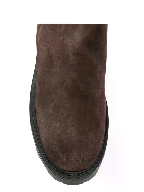 Valentino Garavani Vlogo Signature Leather Boots