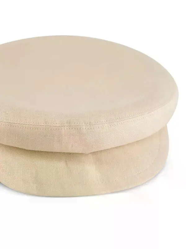 Borsalino Linen Sailor Cap - Neutrals