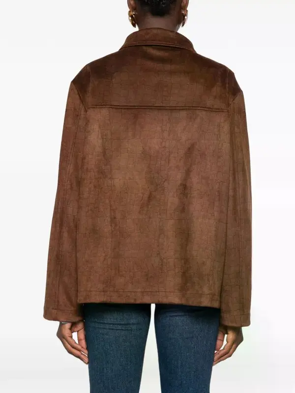 Marina Rinaldi Crocodile-effect Jacket