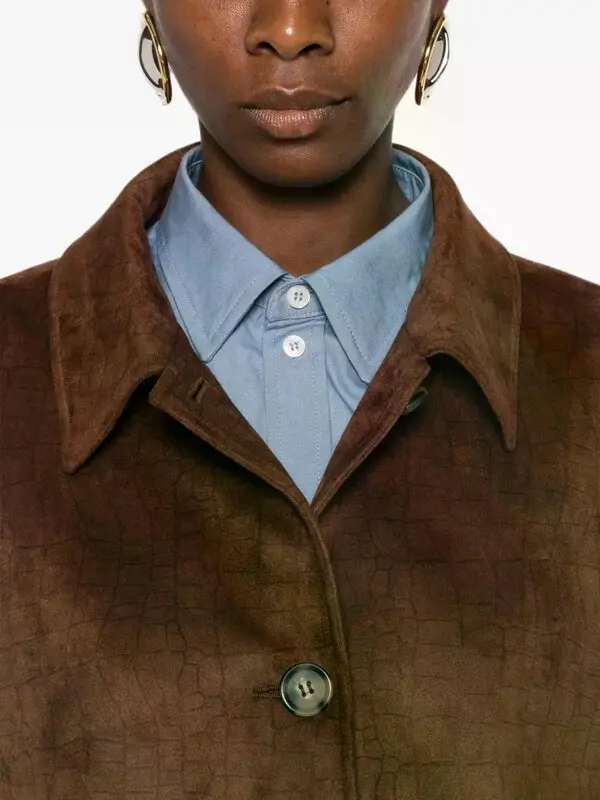 Marina Rinaldi Crocodile-effect Jacket