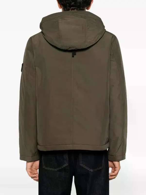 Stone Island Logo-patch Hooded Jacket