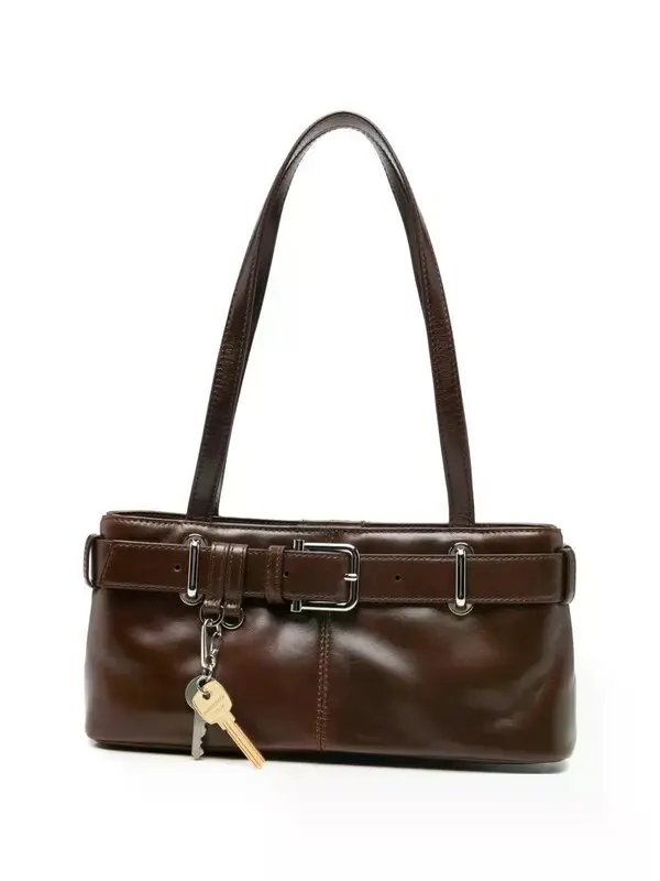 OSOI Brocle Buckled Shoulder Bag - Brown
