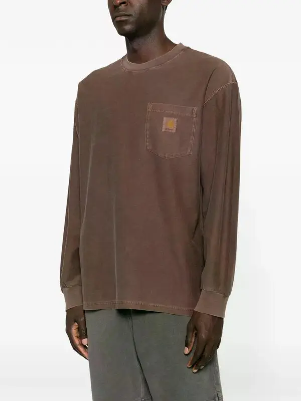 Carhartt Work In Progress Logo-patch Pocket T-shirt