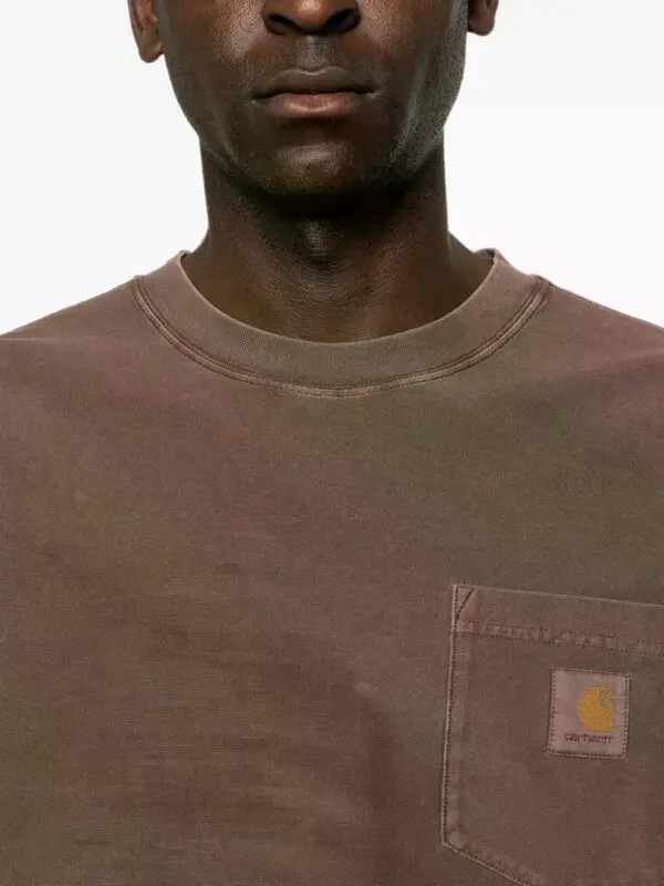 Carhartt Work In Progress Logo-patch Pocket T-shirt