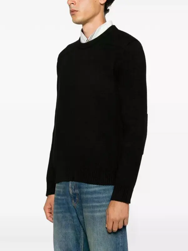 Saint Laurent Ribbed-knit Long-sleeve Sweater
