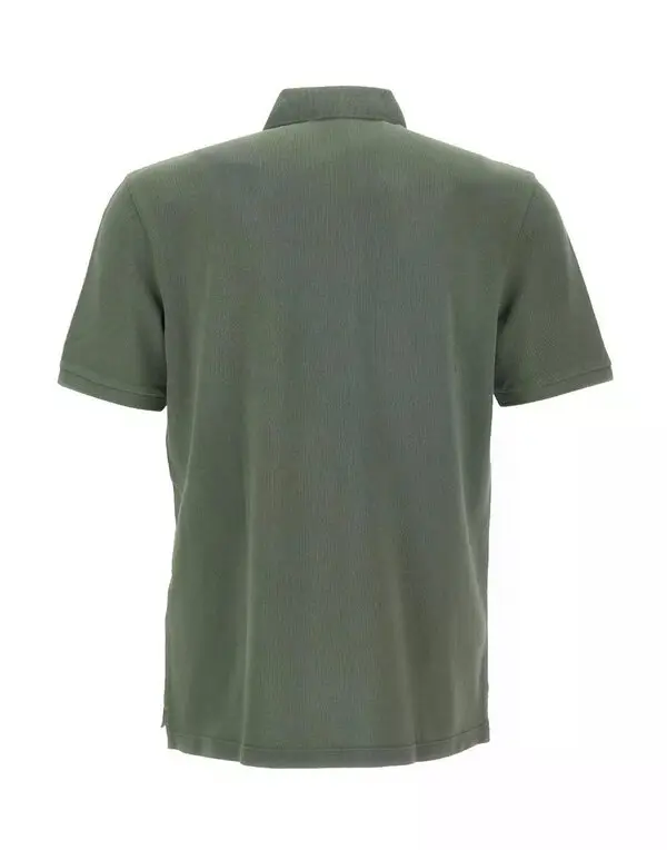 BLAUER. Albano Logo-patch Polo Shirt - Green