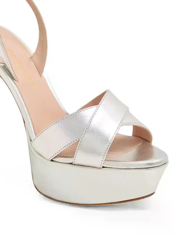 Jennifer Chamandi Platform Crossover-strap Sandals