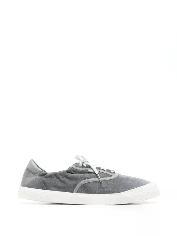 Moncler Vera Leisure Suede Sneakers - Grey