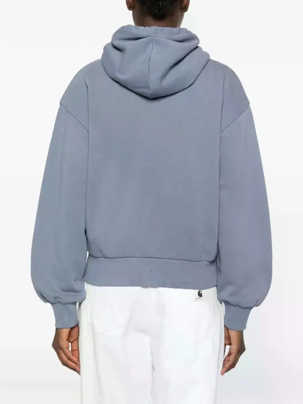 Carhartt Work In Progress Zip-fastening Hoodie With Embroidered Logo