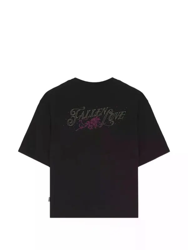IUTER Fallen Love Graphic-print T-shirt - Black