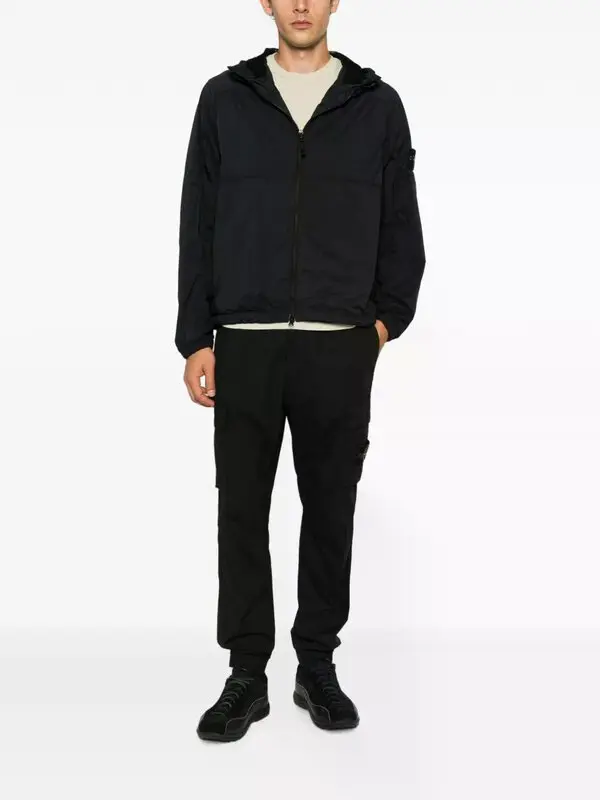 Stone Island Logo-patch Hooded Jacket