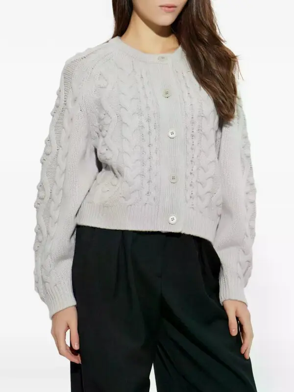 LISA YANG Winroe Cable-knit Cardigan