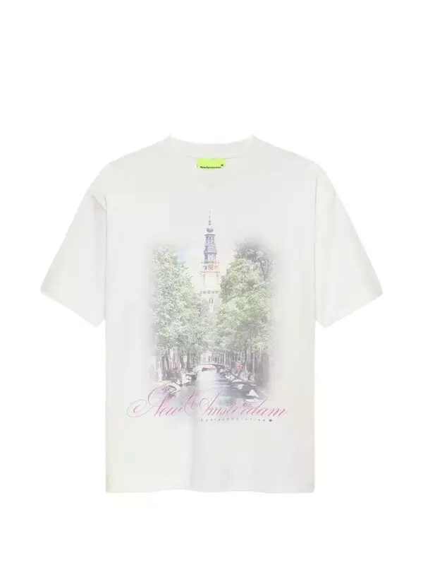 NEW AMSTERDAM SURF ASSOCIATION Graphic-print Short-sleeve T-shirt - White