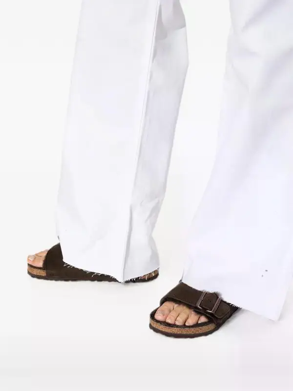 BIRKENSTOCK Arizona Shearling Sandals - Brown