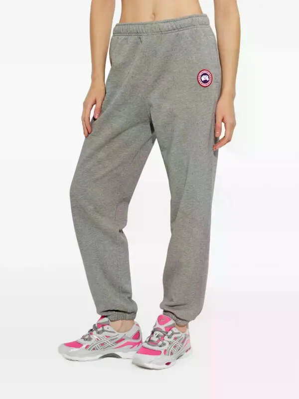 Canada Goose Logo-patch Heathered Track Pants