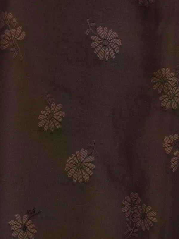 Cecilie Bahnsen Floral Jacquard Drawstring Skirt