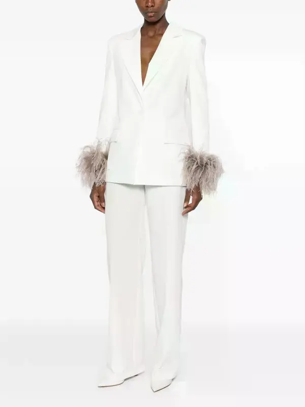 THE ARCHIVIA Feather-cuff Blazer