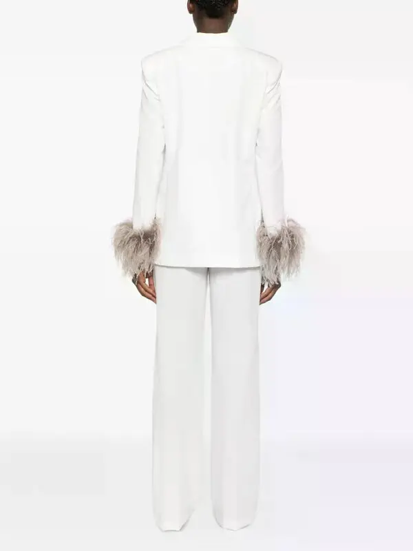 THE ARCHIVIA Feather-cuff Blazer