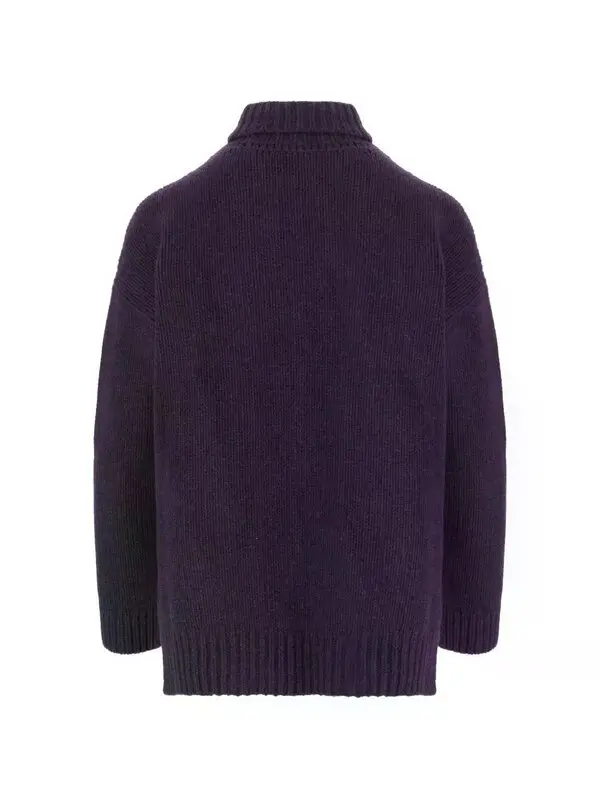 Bruno Manetti Cable-knit Turtleneck Sweater