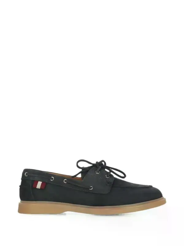 Bally Lace-up Leather Loafers