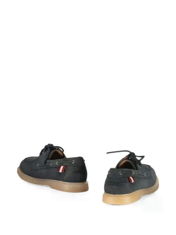 Bally Lace-up Leather Loafers