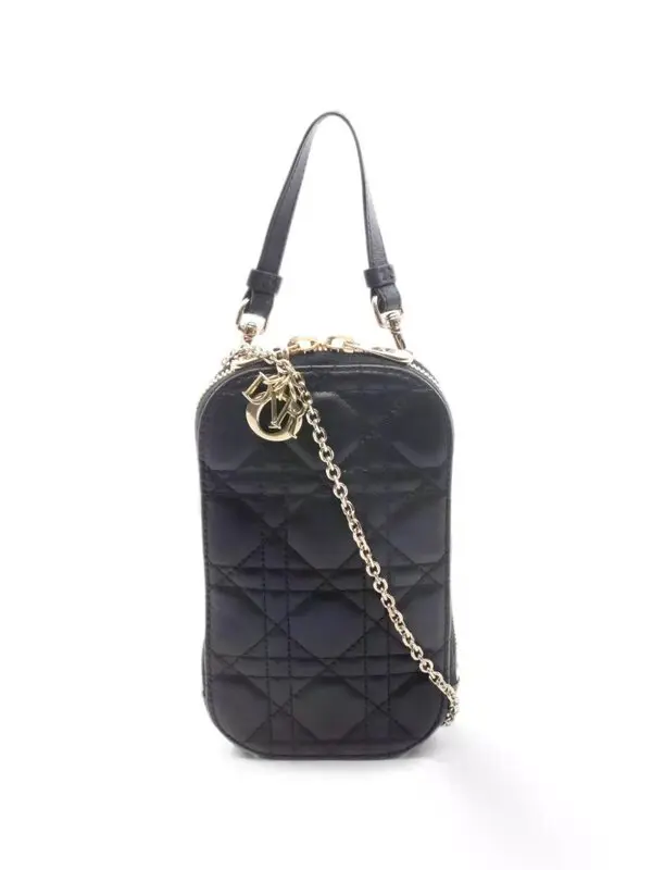 Dior Lady Mini Two-way Bag - Black