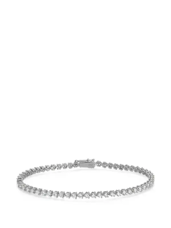 WITH LOVE Lab-grown Diamond Tennis Bracelet In 14k White Gold