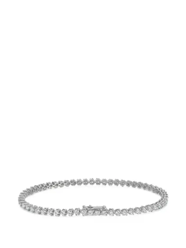 WITH LOVE Lab-grown Diamond Tennis Bracelet In 14k White Gold