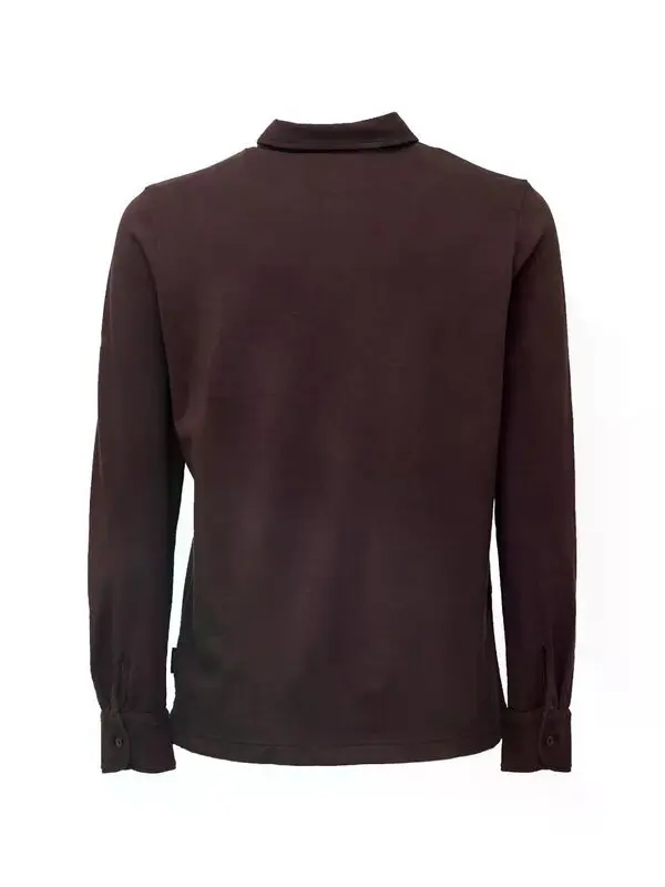 ZANONE Long-sleeve Button-cuff Polo Shirt