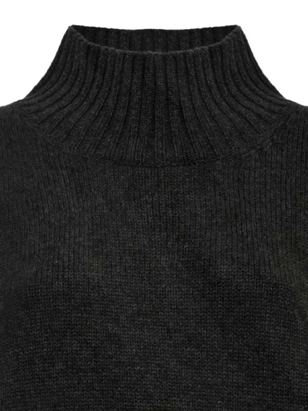 Malo Ribbed Knit Turtleneck Sweater