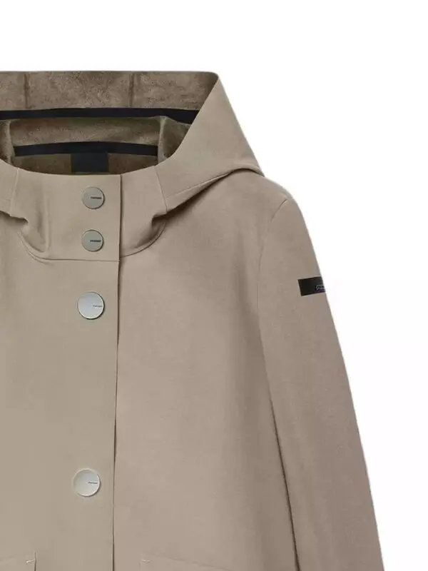 RRD Hooded Button-up Jacket With Matte Finish