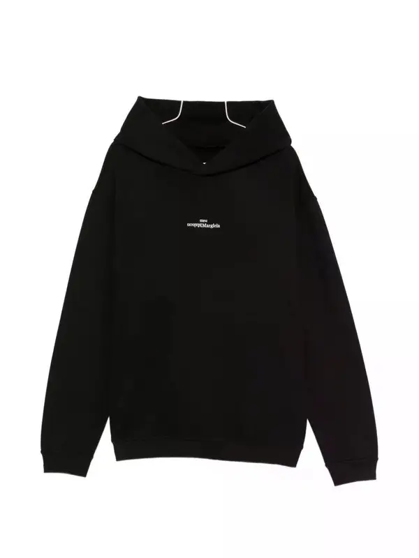 MAISON MARGIELA Logo-embroidered Hoodie