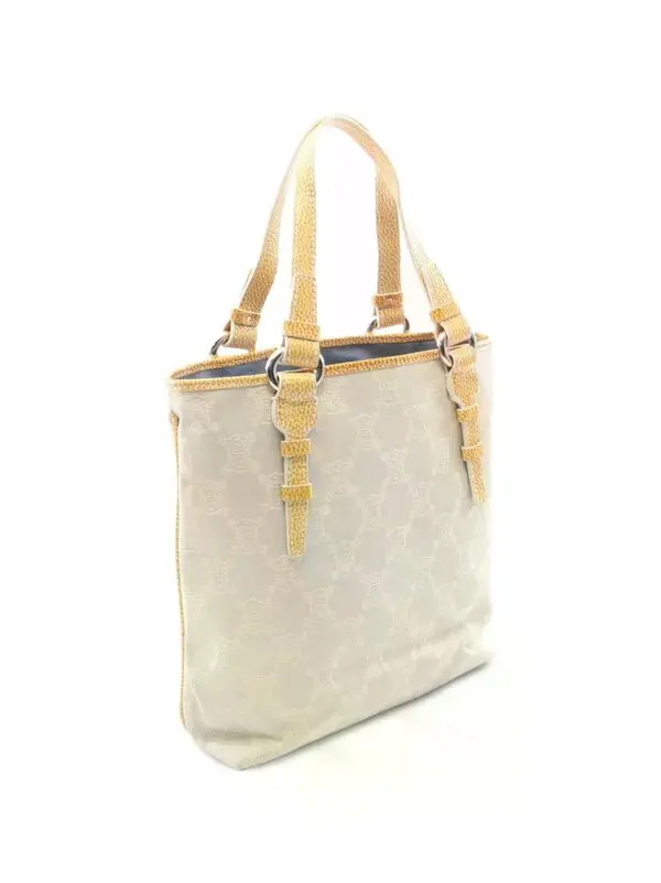 Celine Macadam Canvas Tote Bag - Neutrals