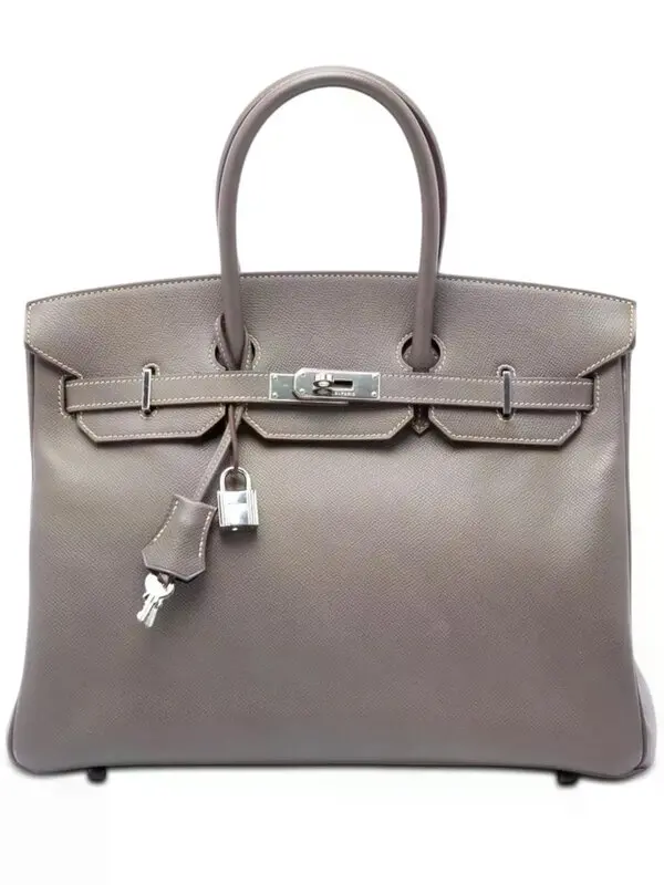Hermès Birkin 35 Togo Leather Handbag - Brown