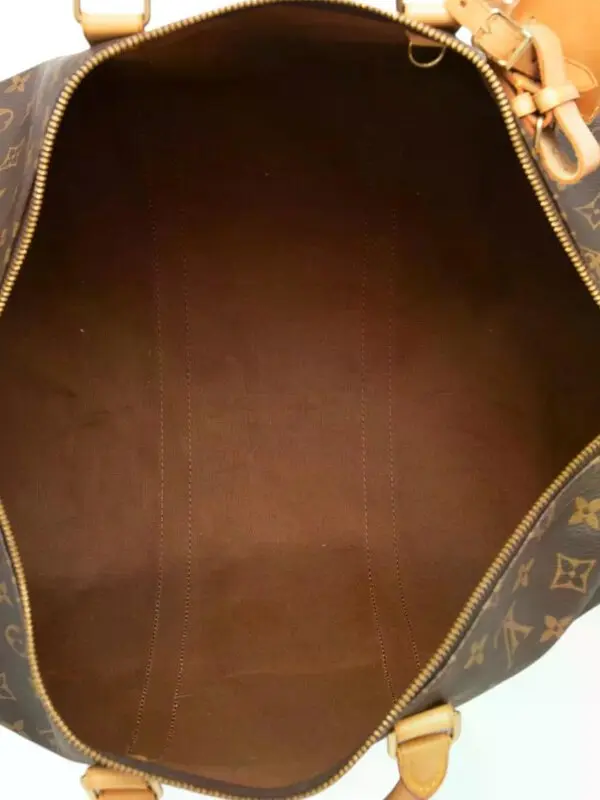 LOUIS VUITTON Monogram Keepall 50 Travel Bag - Brown