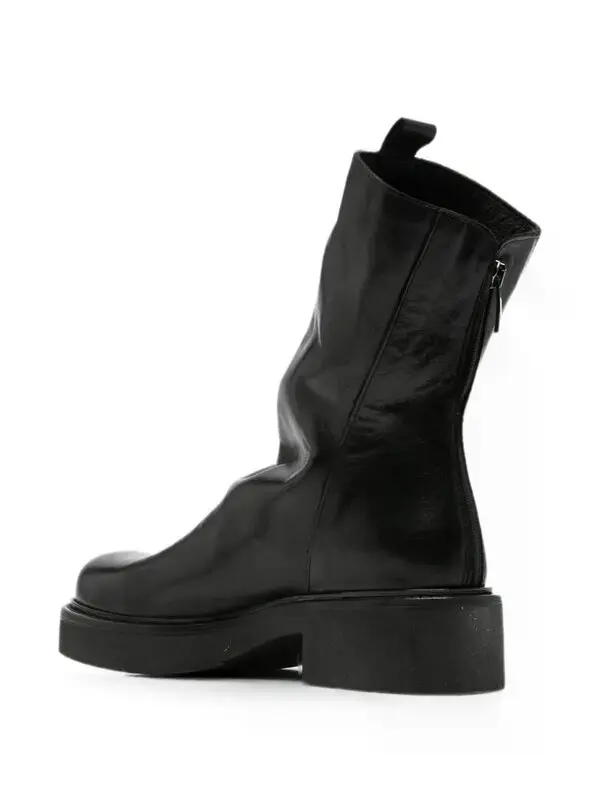 METISSE Slouchy Rear-zip Ankle Boots