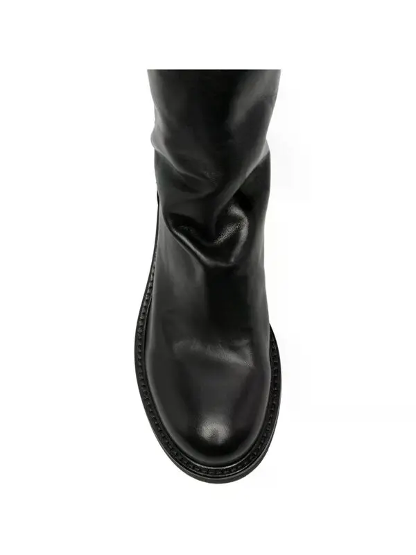 METISSE Slouchy Rear-zip Ankle Boots