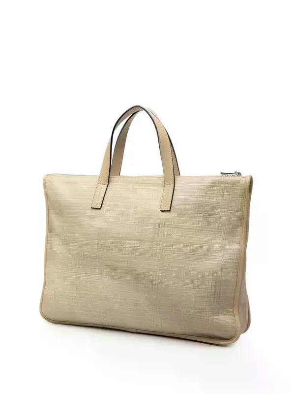 Loewe Goya Embossed Leather Briefcase Business Bag