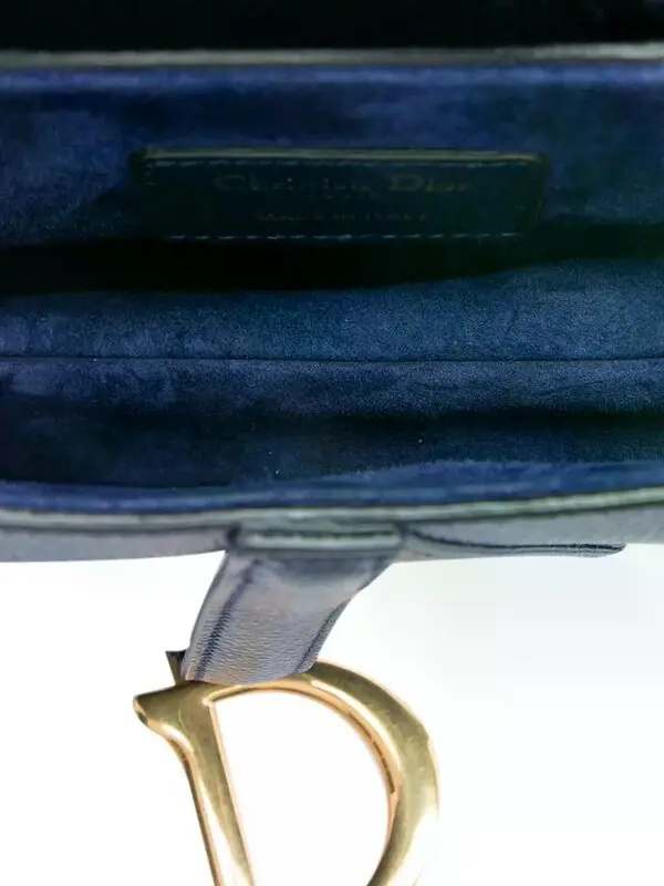 Dior Mini Saddle Bag - Blue