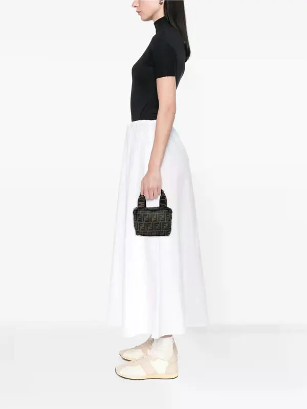 Fendi Zucca Canvas Handbag