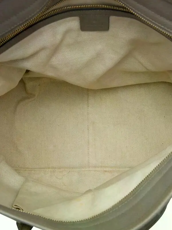 Gucci Gg Canvas And Leather Bree Tote Bag