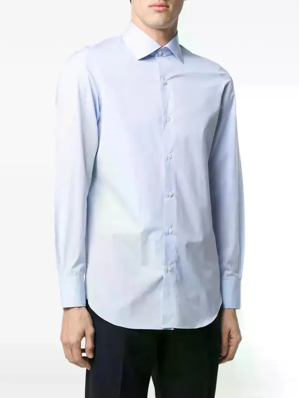FINAMORE 1925 Long-sleeve Shirt - Blue