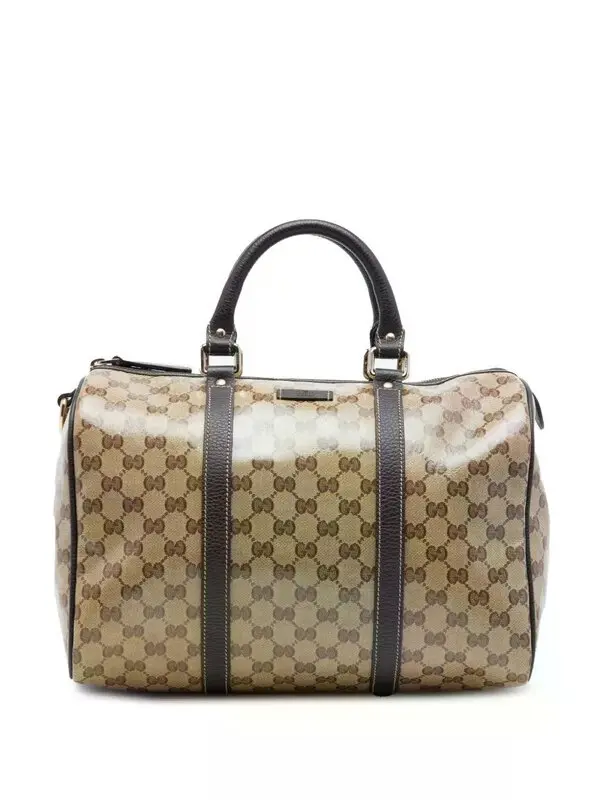 Gucci 2016-2026 Medium Gg Crystal Joy Boston Bag - Neutrals