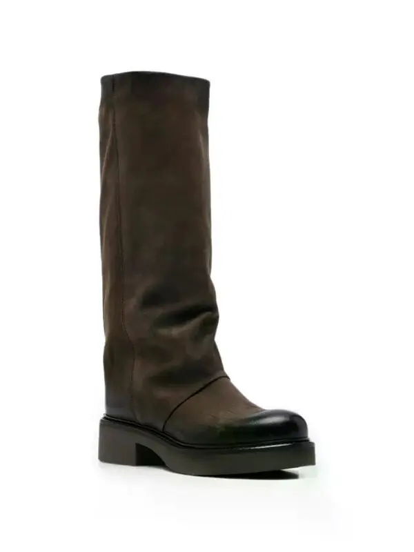 METISSE Leather Pull-on Boots