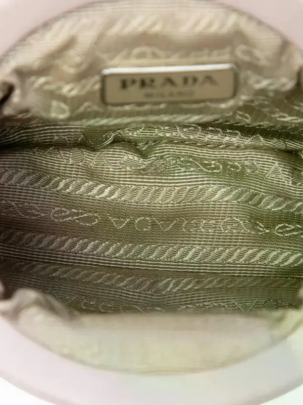 Prada 2013-2026 Nappa Gaufre Kiss Lock Purse Coin Pouch