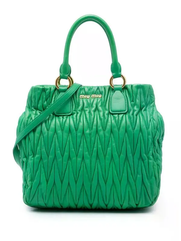 Miu Miu 2010-2026 Matelasse Nappa Satchel