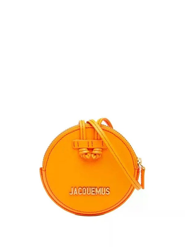 Jacquemus Le Pitchou Coin Purse On Strap Crossbody Bag - Orange
